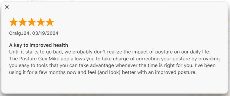 Posture Guy Mike - Improve Your Posture